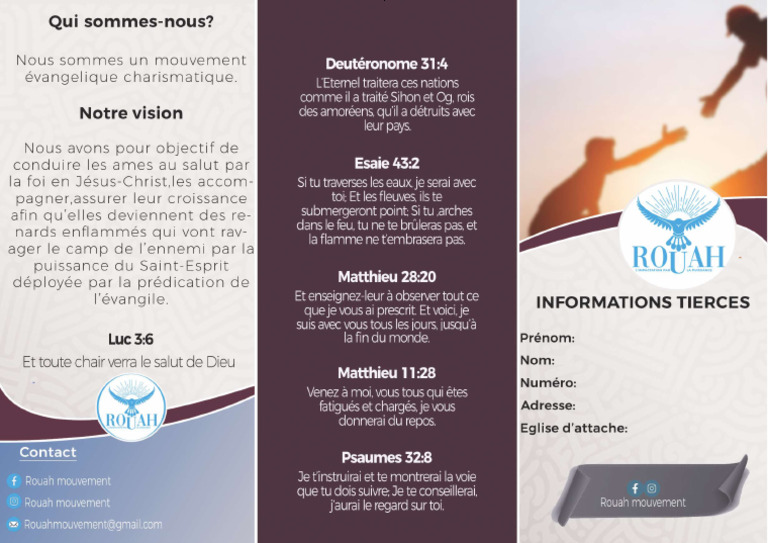 Dépliant Rouah | PDF