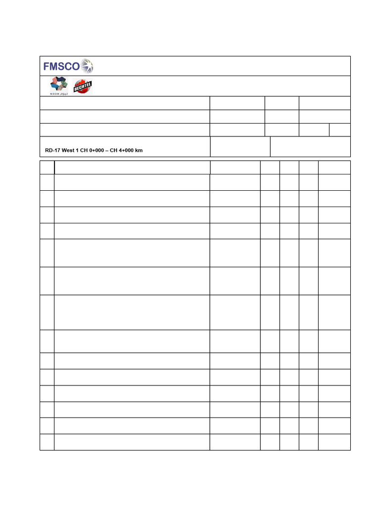 ITP Checklist RC Pipe Culvert Installation | PDF | Civil Engineering
