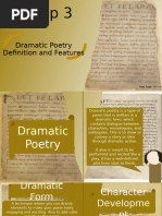 Types and Characteristics of Dramatic Poetry | PDF | Poetry | Metre ...