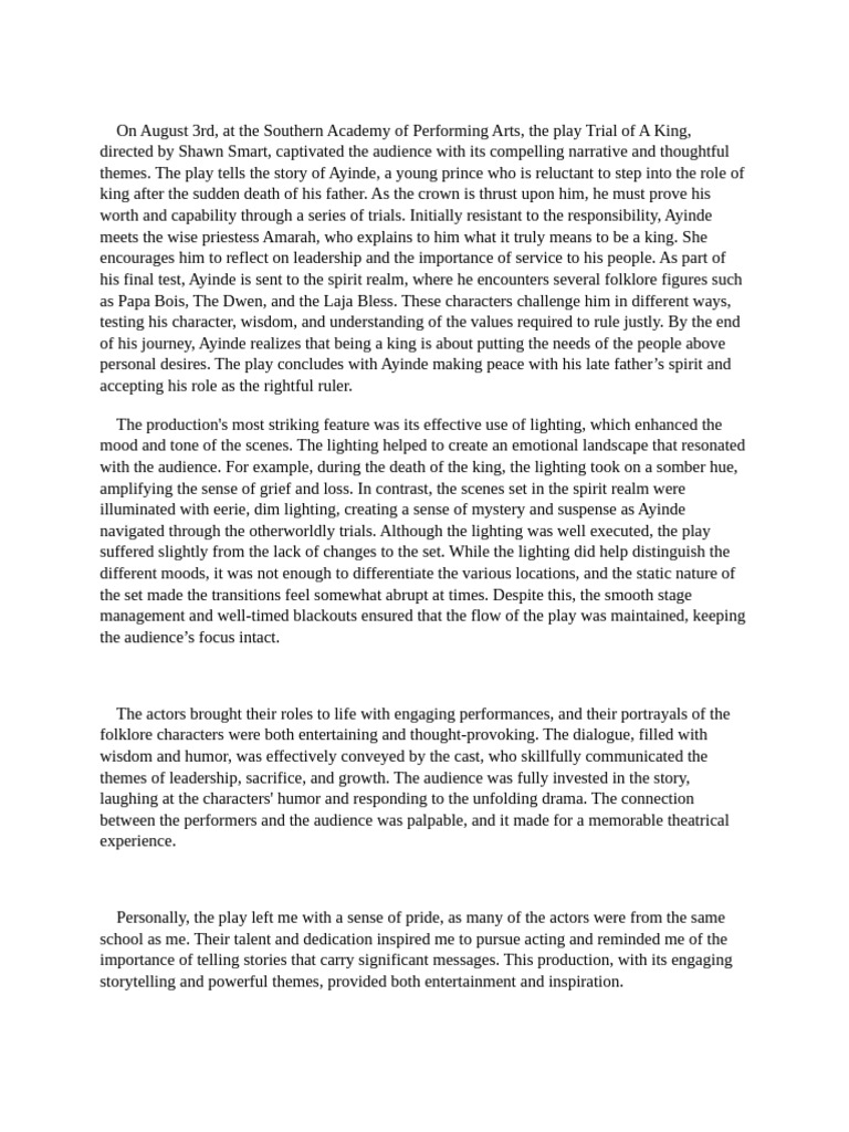 Jessica Balroop Critique On Trial of A King-2 | PDF