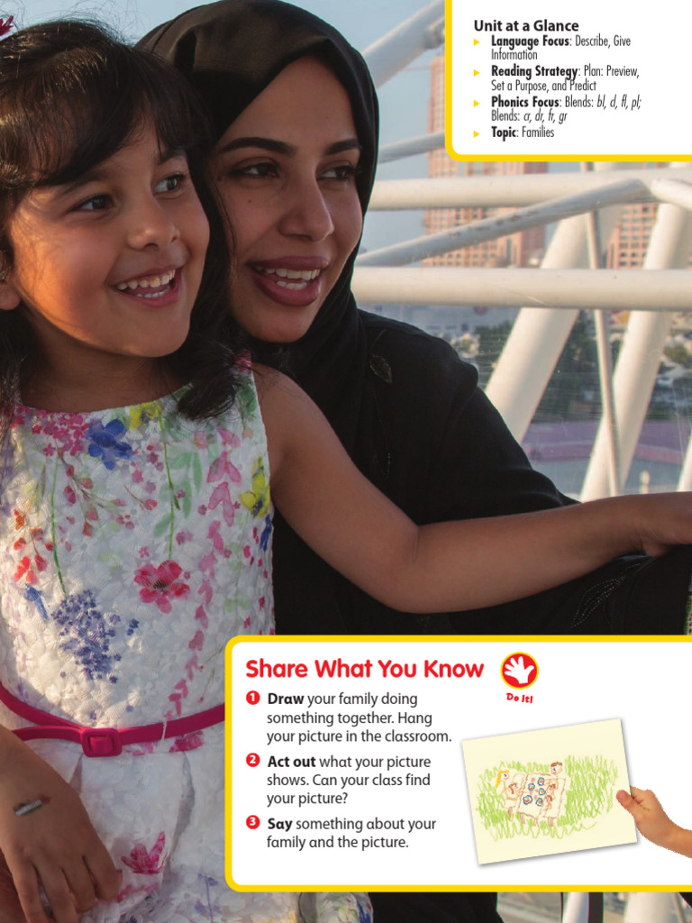 Students Book RH G1A U1 L1 My Family 191114101355 | PDF | Communication | Literacy