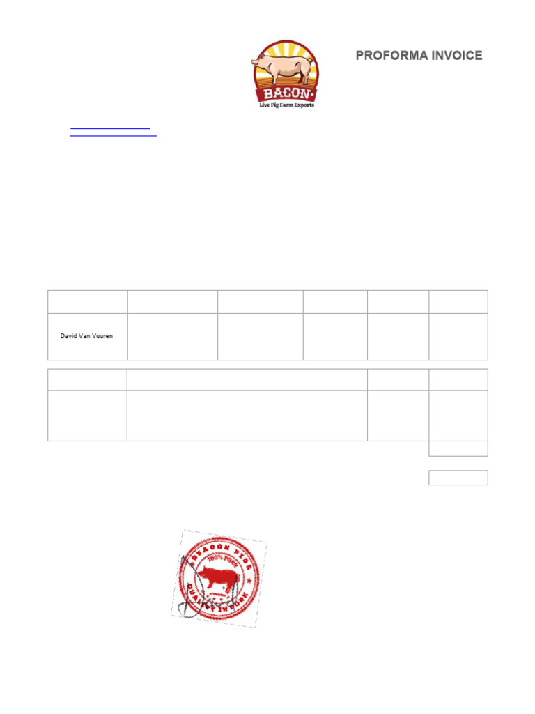 New Proformer Invoice For MR Reo DRC C0NG0 | PDF | Supply Chain Management