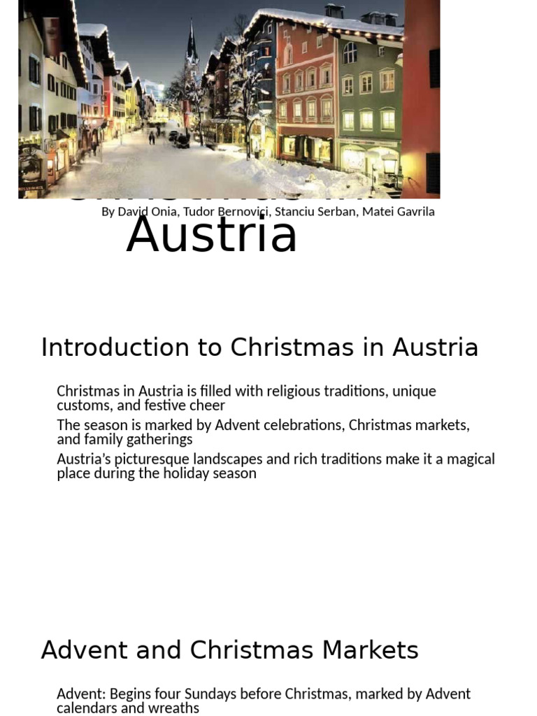 Christmas in Austria | PDF