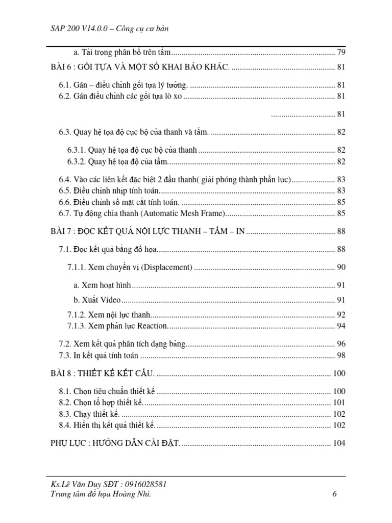 Giao Trinh SAP 2000 V14-Trang-5 | PDF