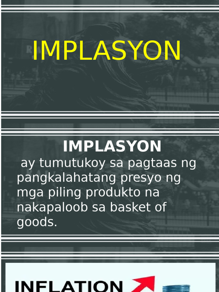 Implasyon | PDF