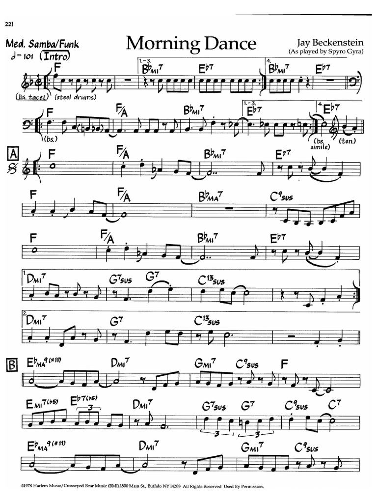 Morning Dance-Spyro Gira | PDF