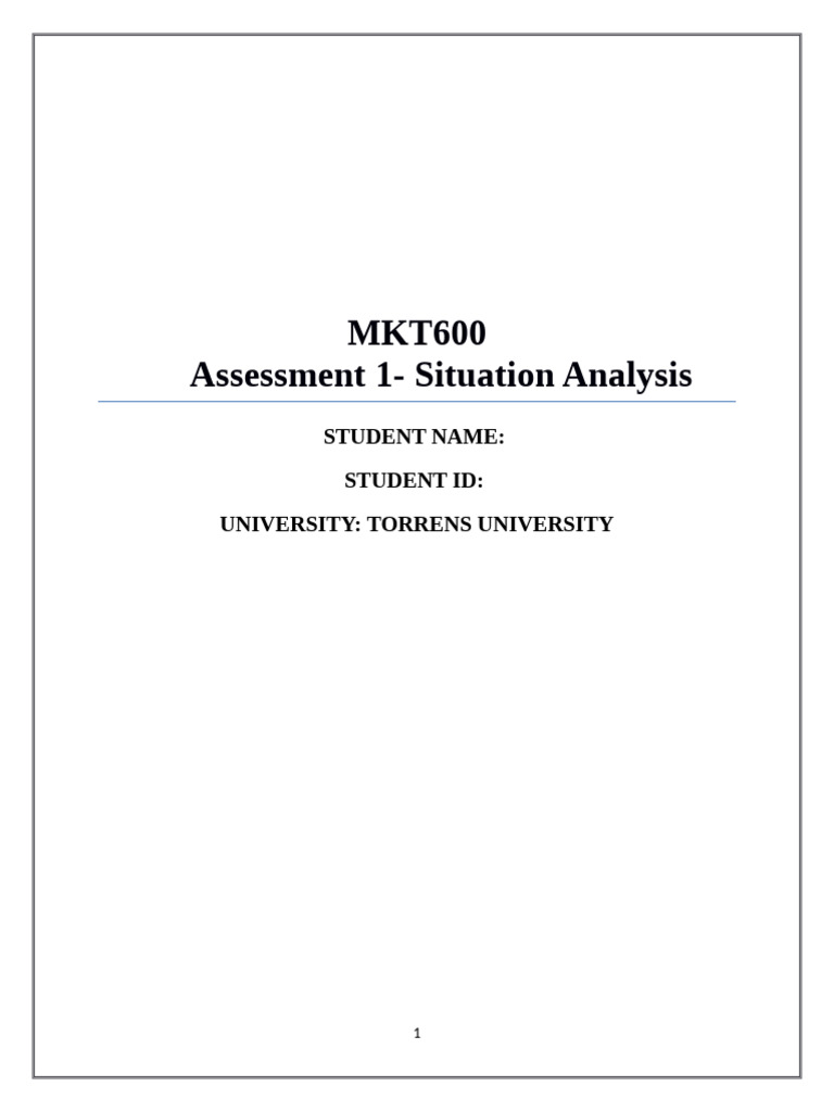 Anas MKT600 Assessment 1 | PDF | Consumer Behaviour | Brand