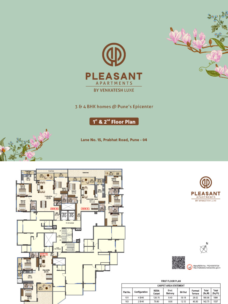 Pleasant Floor Plan 1 AND 2 FLOOR PLAN | PDF