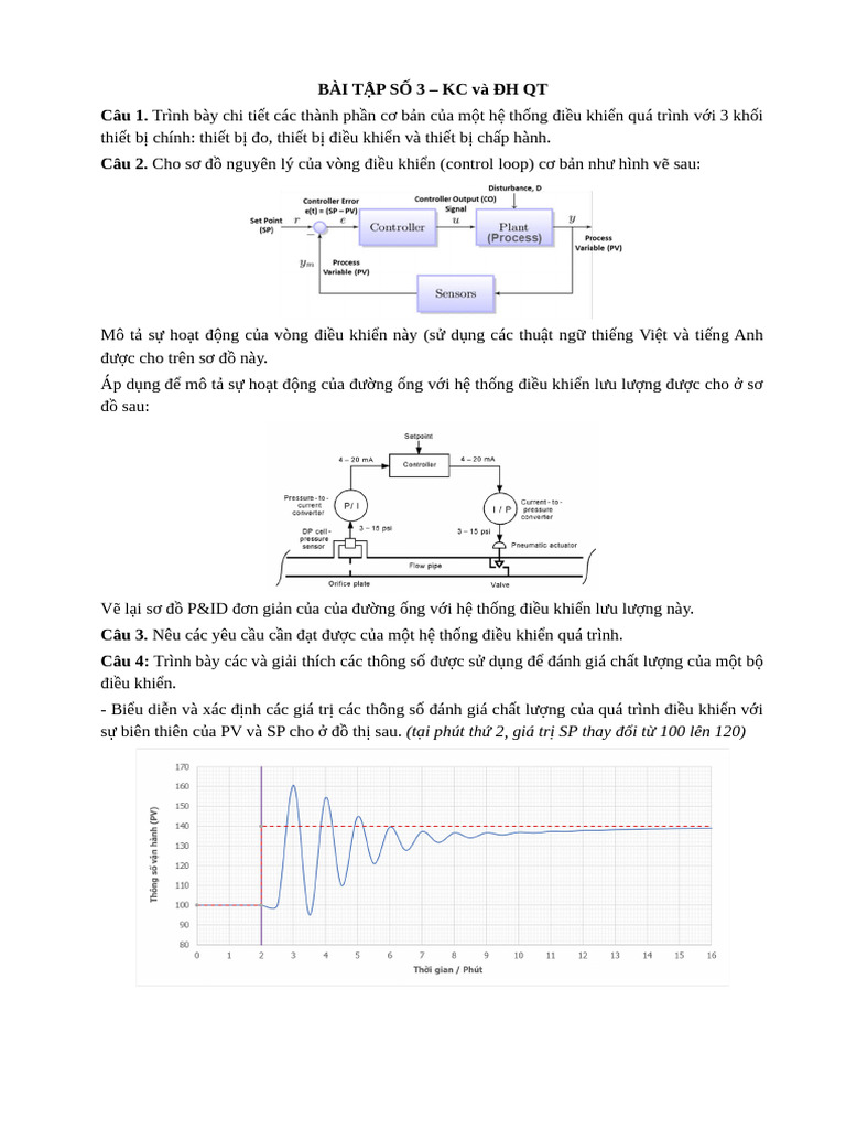 Bai tap KC va DKQT 3 | PDF