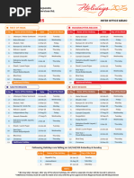 Holiday List 2025-26 Maharashtra | PDF | Religious Holidays | Holidays