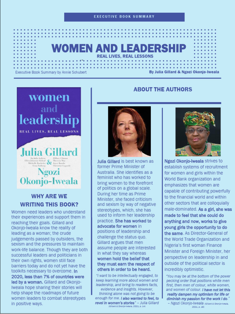 Women in Leadership Insights | PDF | Leadership | Mentorship