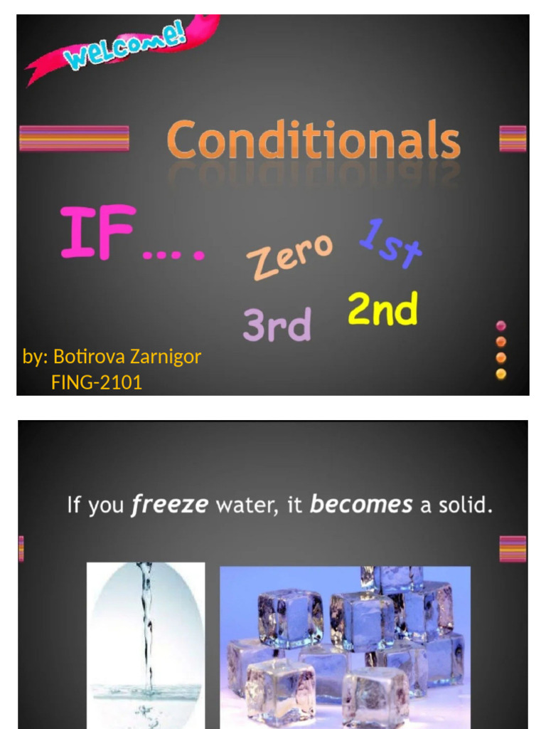 Conditionals | PDF