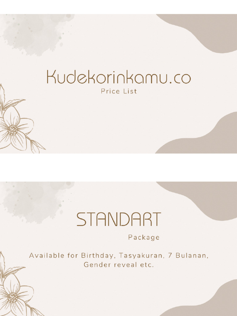 Standart Package (1) | PDF