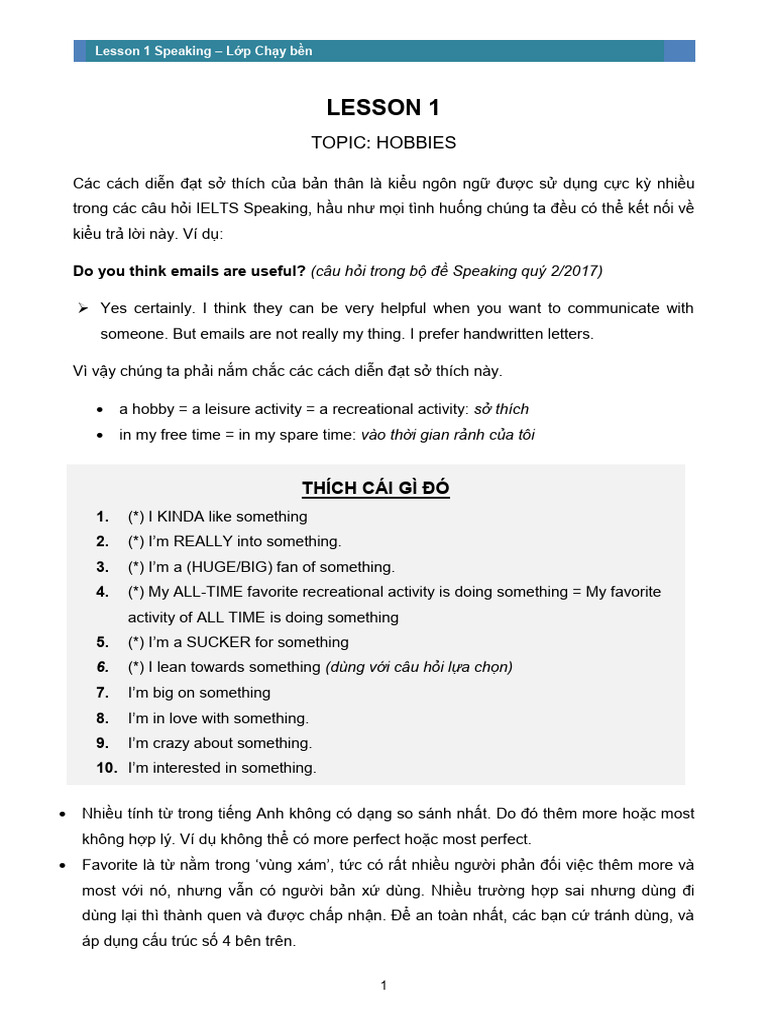 Ielts Speaking | PDF