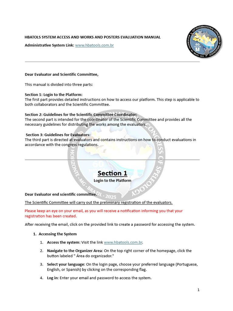 Manual - System Access and Works Evaluation - 19TH Ics | PDF | Login ...