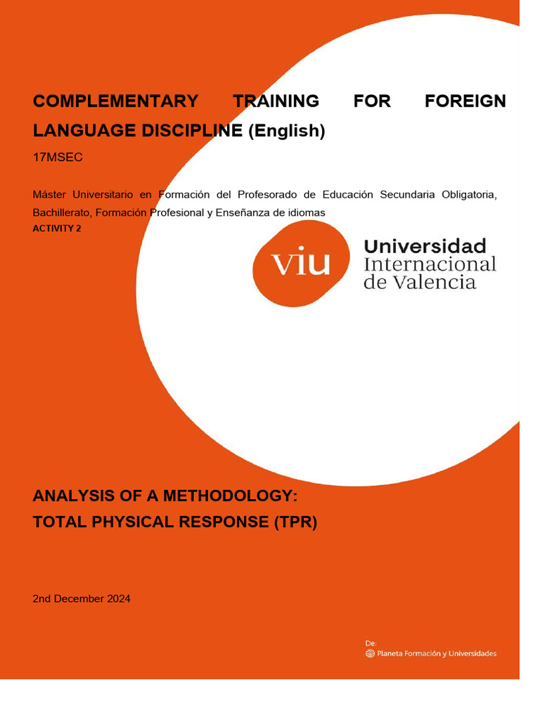 Actividad Aplicativa 2 - Complementos - Portada-FINAL | PDF | Procedural Knowledge | Cognition