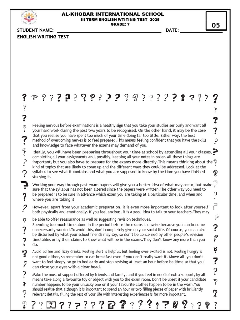 Exam Preparation and Well-being Tips | PDF | Feeling
