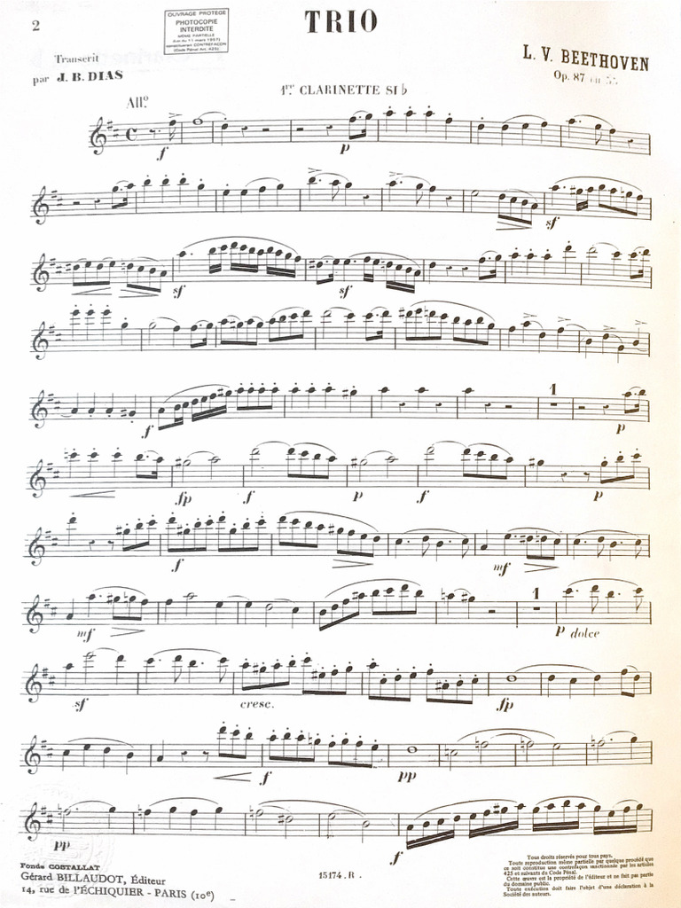 Beethoven Grand Trio Complete | PDF