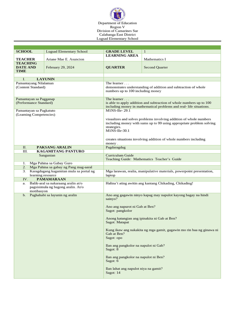 1-Math-Worded Problem Addition | PDF
