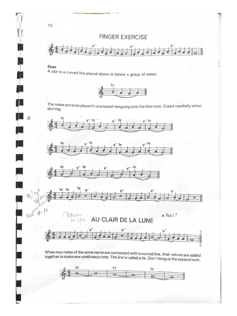 Finger Exercise | PDF