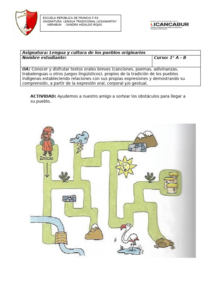 Guia Laberinto 1° | PDF