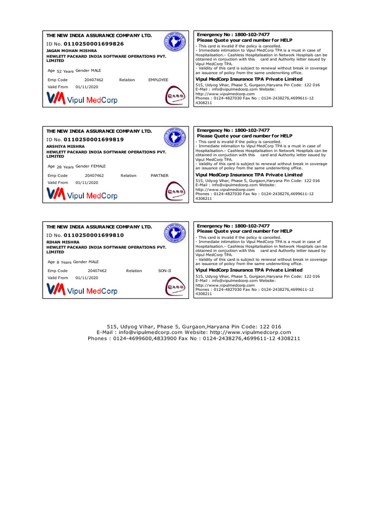 ID No.: Jagan Mohan Mishra Hewlett Packard India Software Operations Pvt. Limited | PDF ...