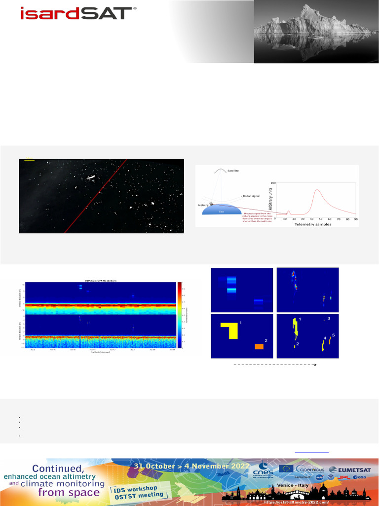 Icebergs Poster OSTST22 202210267 | PDF | Radar | Remote Sensing