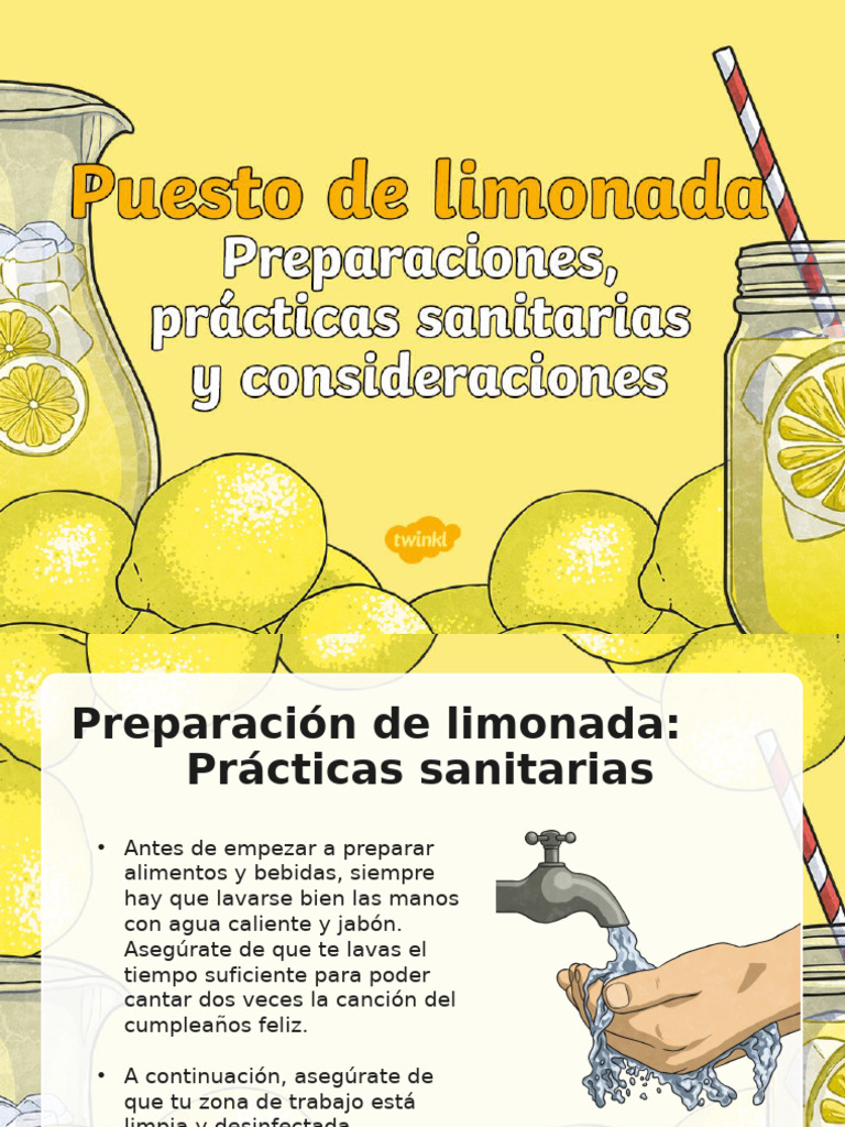 Receta de limonada saludable y fácil | PDF