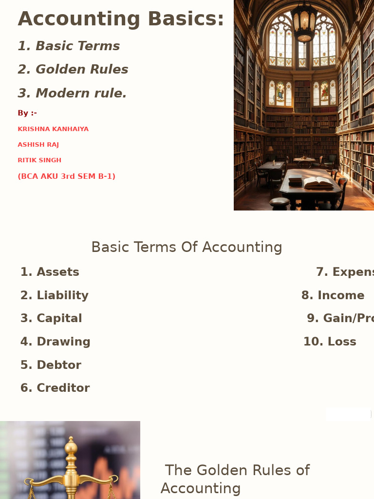 Accounting Basics | PDF