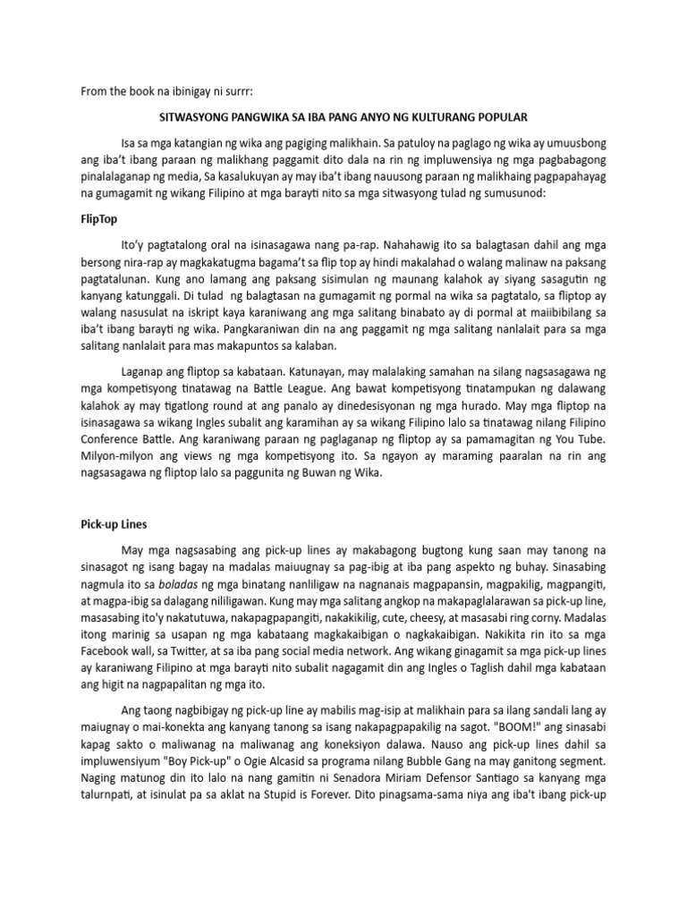 Kompan Kwarter 2 Lesson 2 | PDF