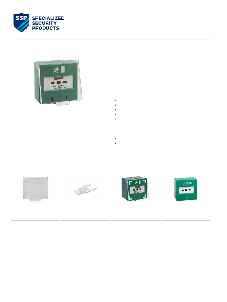 Breakglass Datasheet - CP3 | PDF