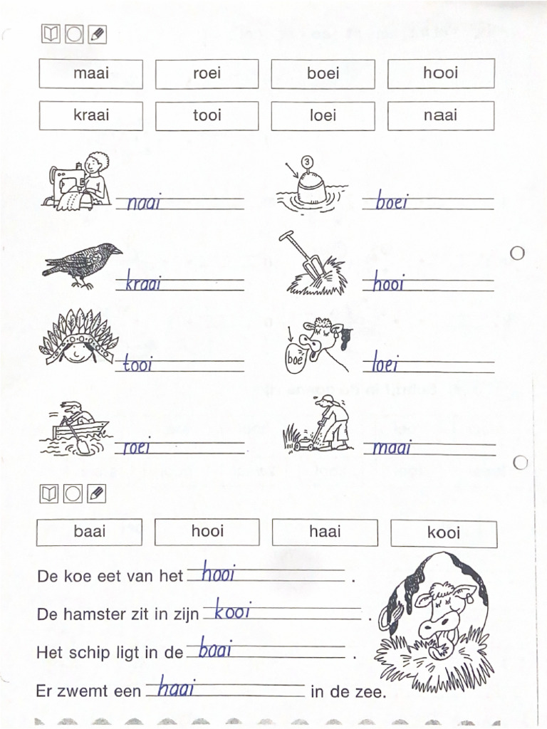 Spelling - Aai, Ooi en Oei | PDF