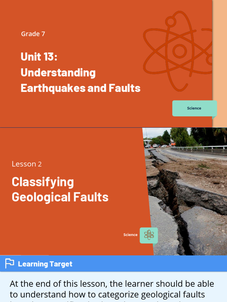 Classifying Geological Faults in Earth Science | PDF | Fault (Geology ...