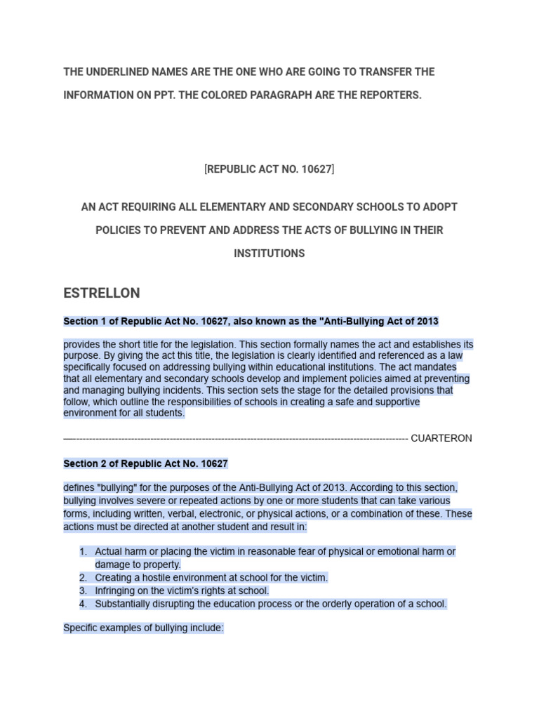 CYBER BULLYING SUMMARY-Group 2-1EED-A | PDF | Bullying | Cyberbullying