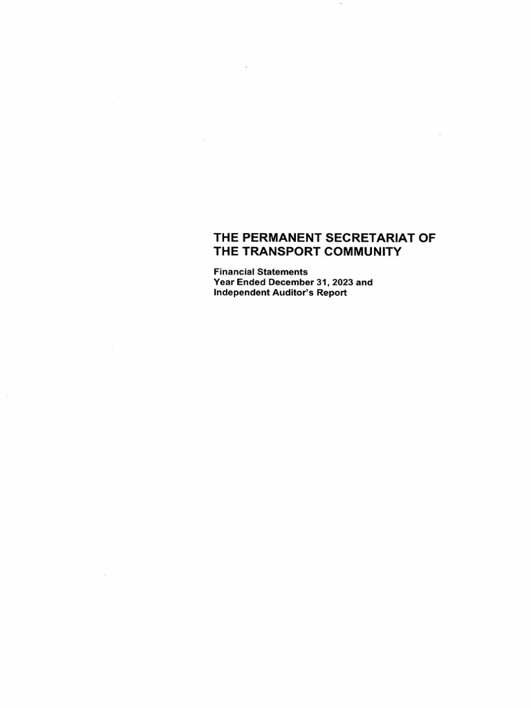 2023 Financial Statements Overview | PDF | Banks | Debits And Credits