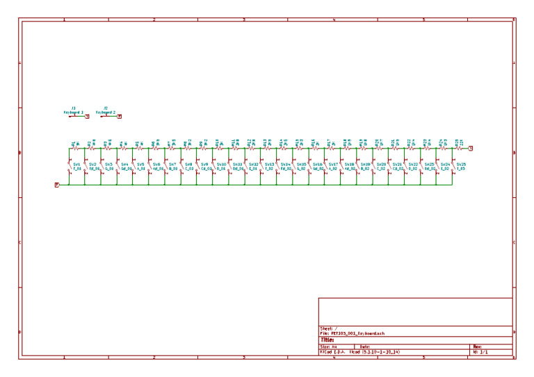 K103A Keyboard Schematics | PDF