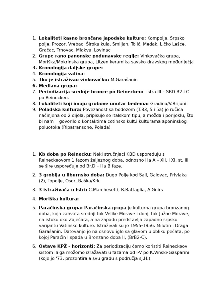 Bronca Pitanja I Odg-1 | PDF