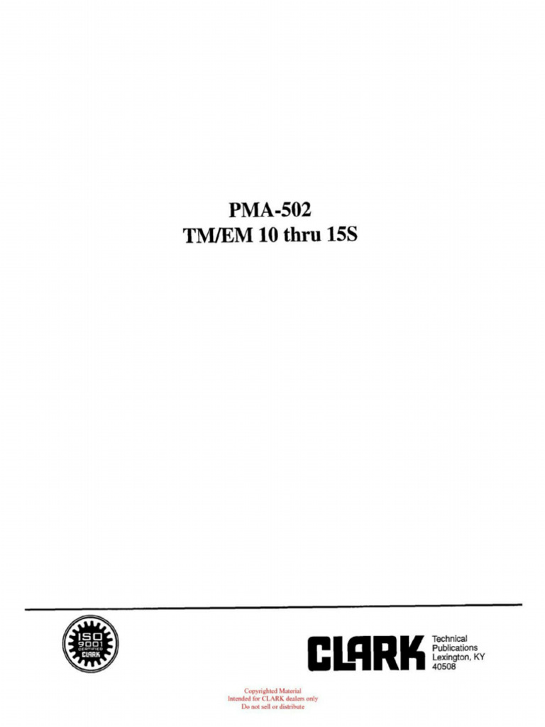 PMA-502 Planned Maintenance Manual (1-34) | PDF