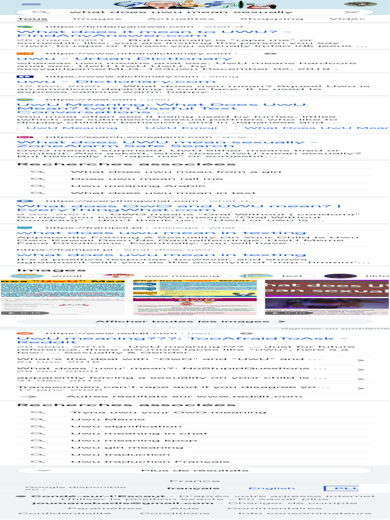 What Does Uwu Mean Sexually - Recherche Google | PDF | Slang | Fandom