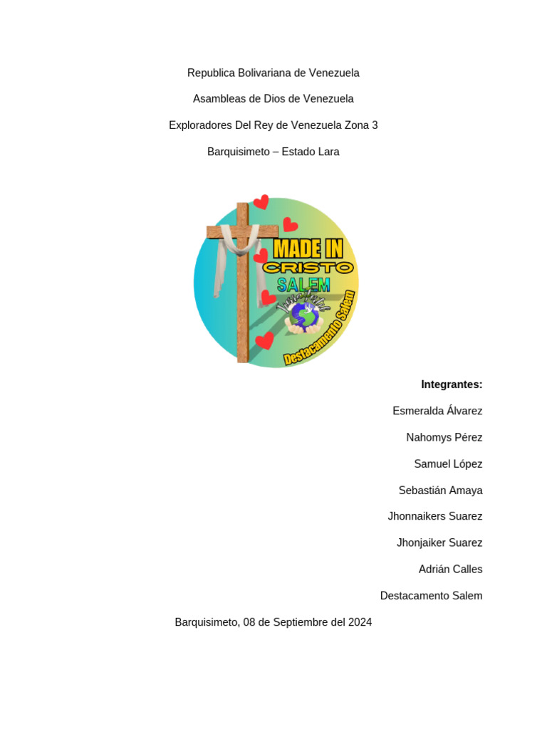 Proyecto Posta 2024 | PDF | Cristo (título) | Jesús