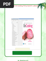 On Cooking: A Textbook of Culinary 6th Fundamentals, Edition, Sarah R ...