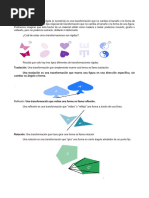 Transformaciones Rígidas y No Rigidas | PDF | Geometría | Rotación