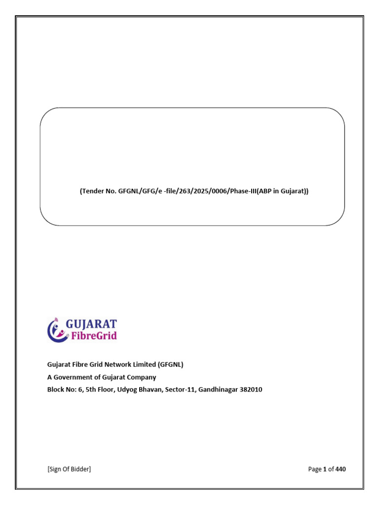 RFP For BharatNet Phase-3 - ABP - GFGNL | PDF | Computer Network ...