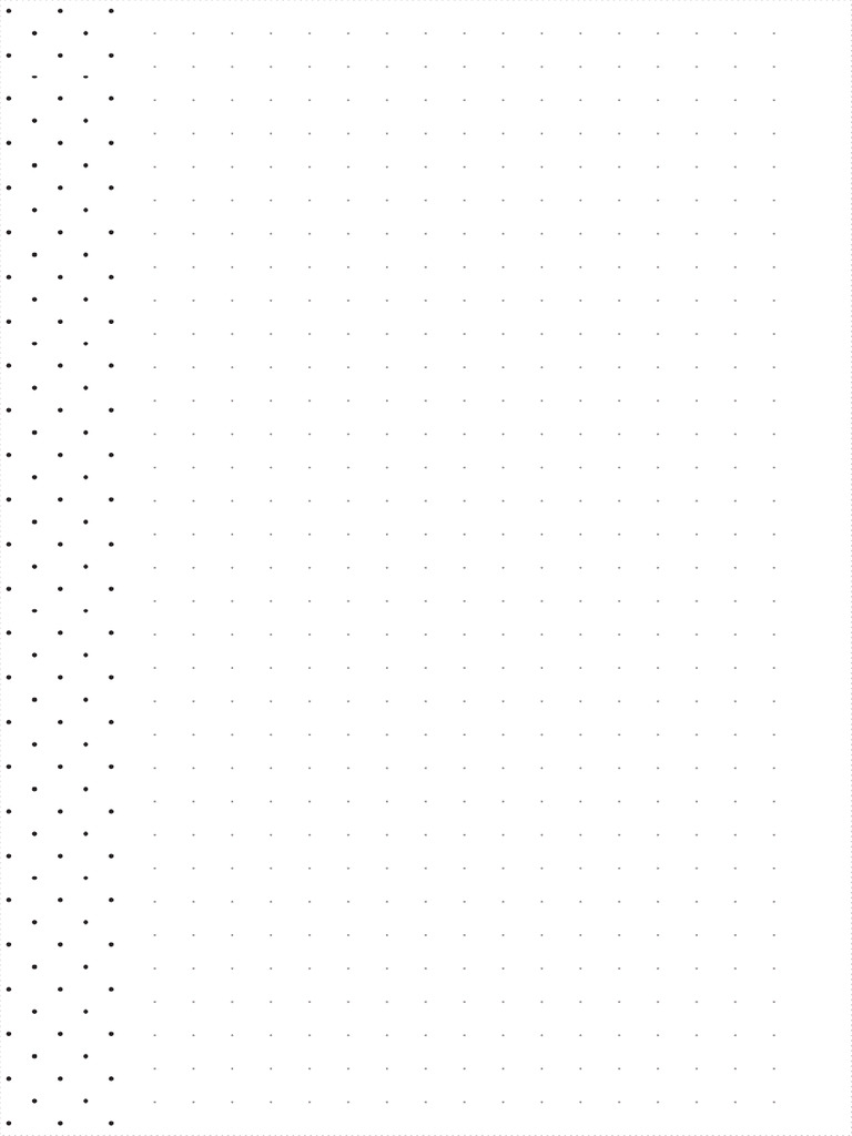 Dot Grid - Half Letter | PDF