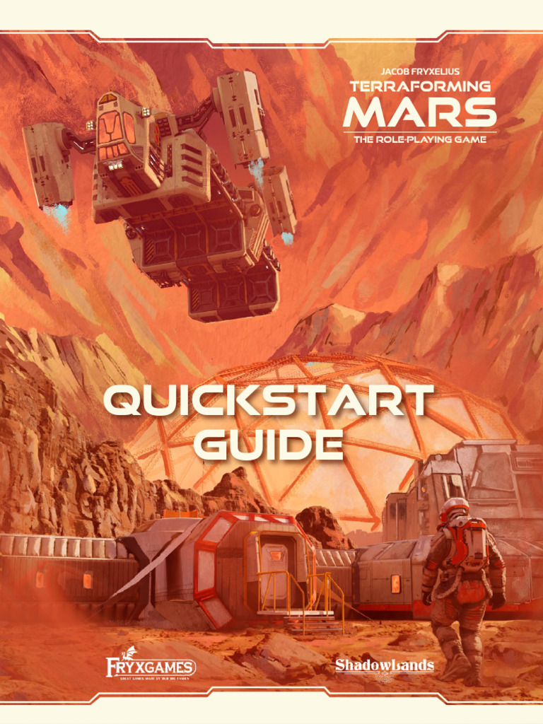 Terraforming Mars RPG - 00 Quickstart (ENG) | PDF | Mars | Stress (Biology)