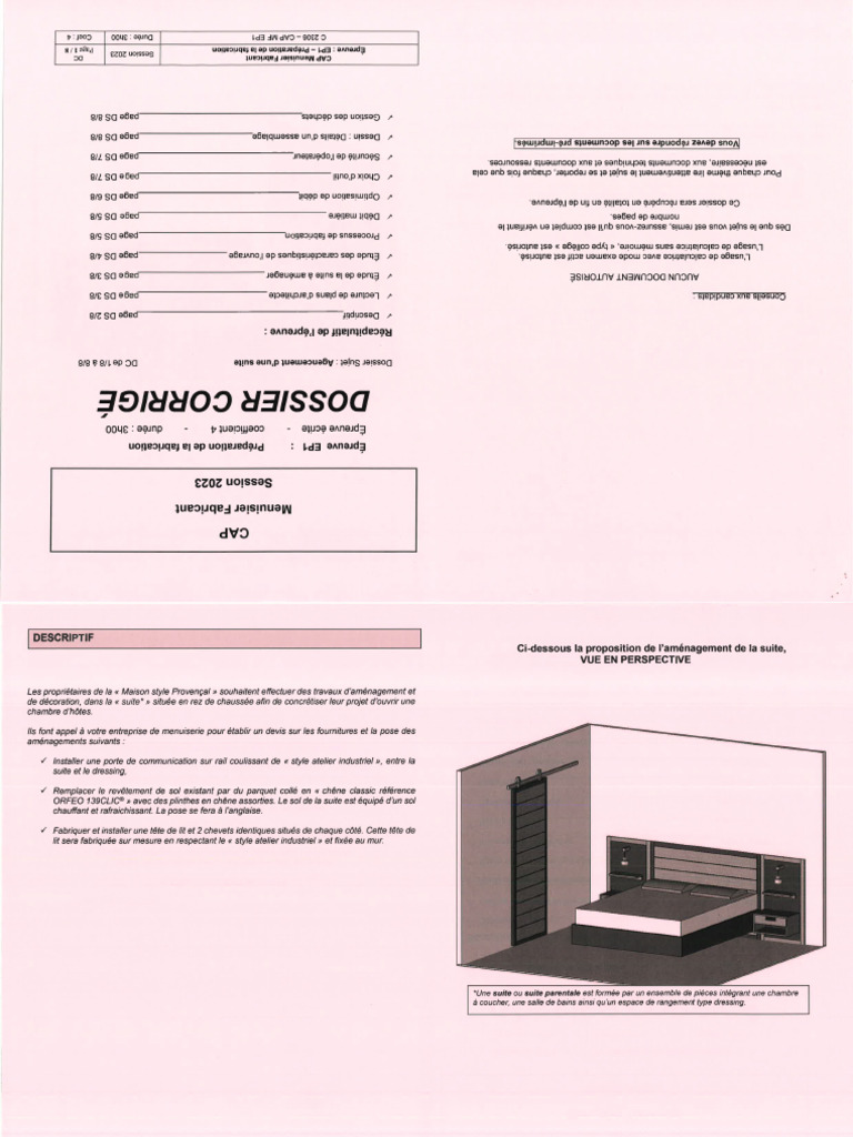 Cap Men 2023 Ep1 Corrigé | PDF