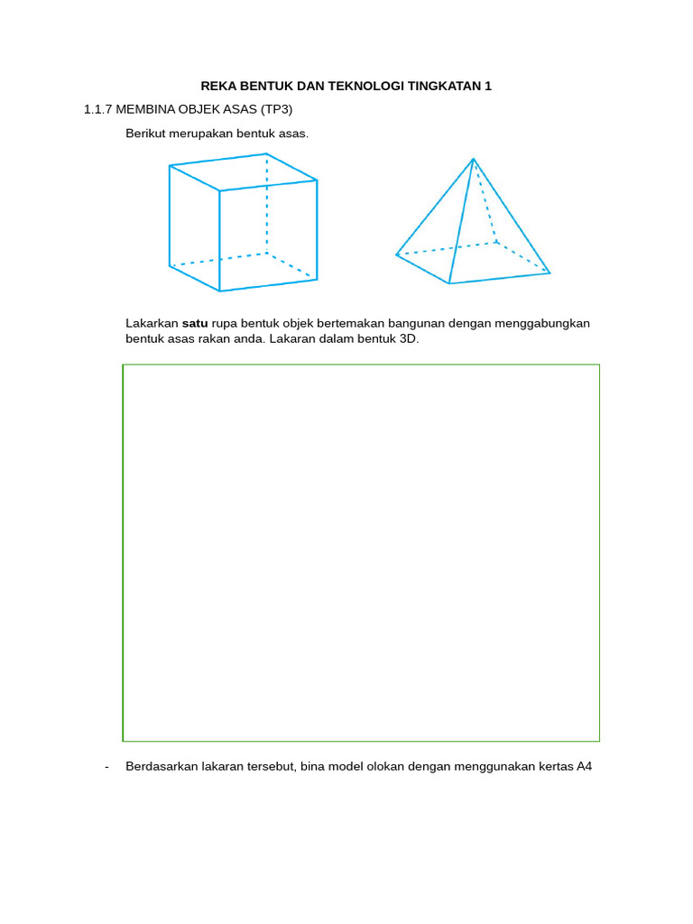 Latihan Bentuk Asas | PDF