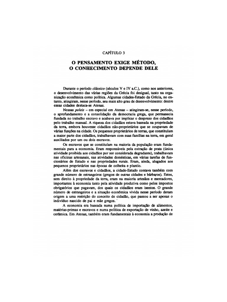 Para Compreender A Ciência - Capítulo 03 | PDF