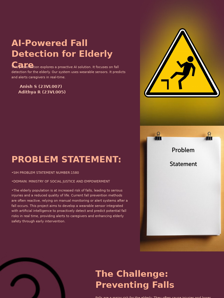 AI Powered Fall Detection For Elderly Care | PDF | Artificial ...