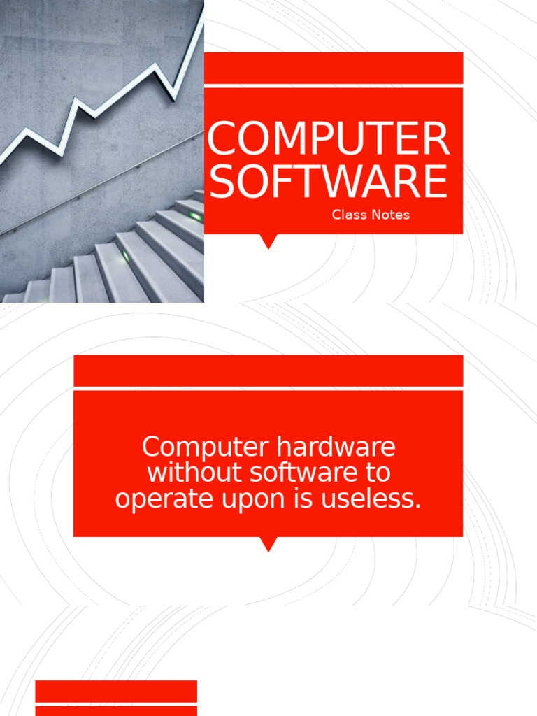 COMPUTER Software Class Notes | PDF | Operating System | Programming